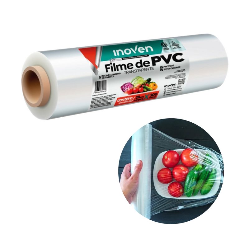 Filme de PVC 28cm x 300m - Inoven
